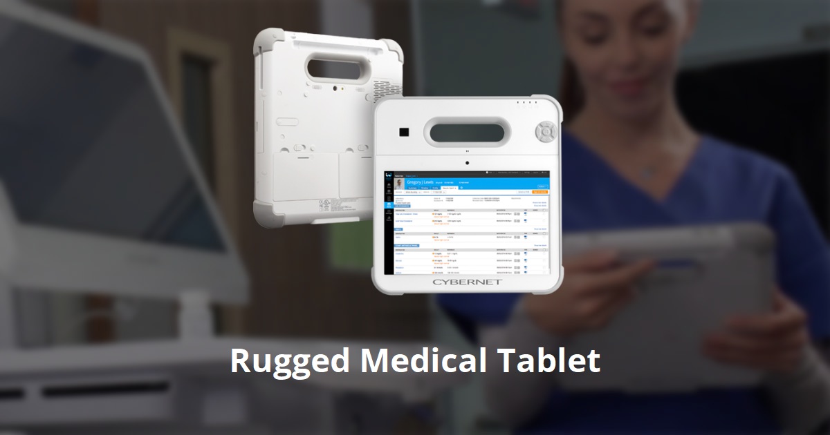 Rugged Medical Tablet | CyberMed Rx | Cybernet