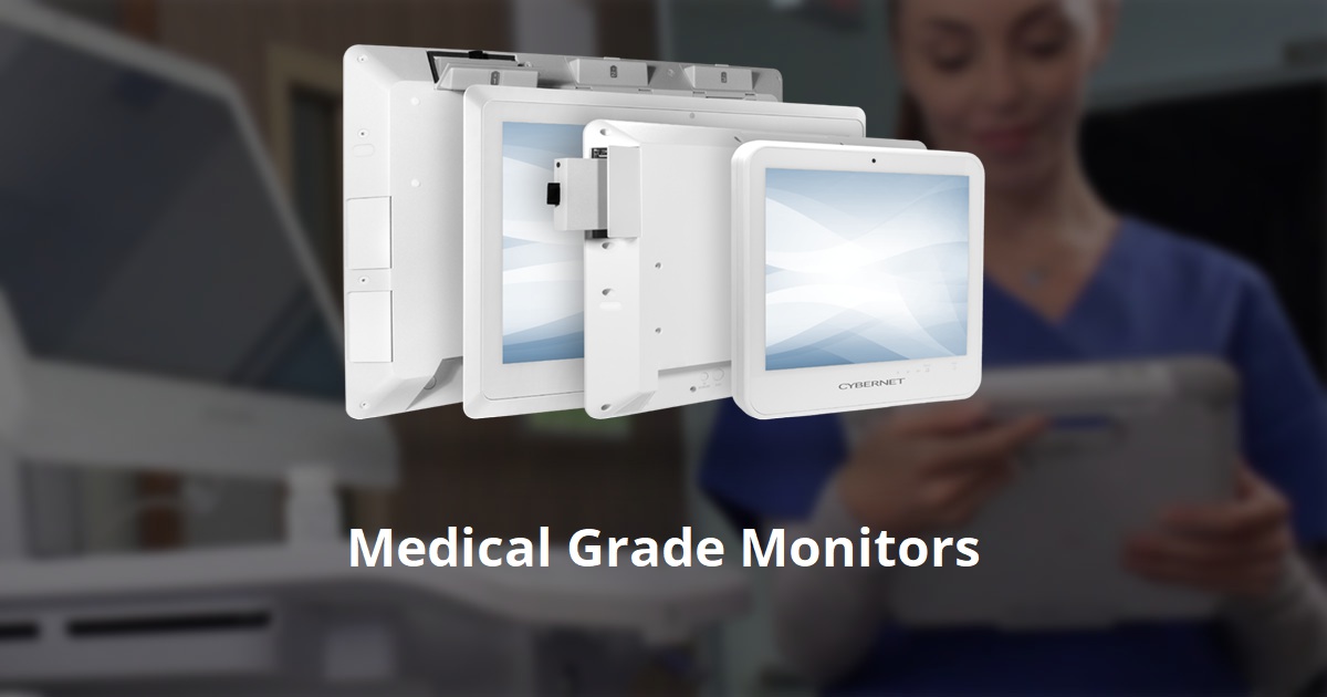 Medical Grade Touchscreen Monitors | IEC/UL 60601-1 Certified | Cybernet