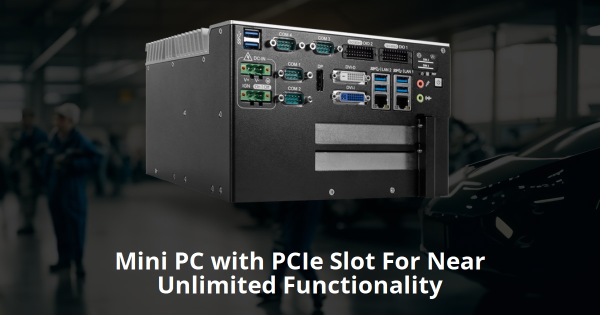 Mini PC with PCIe Slot - iPC R1is | Cybernet