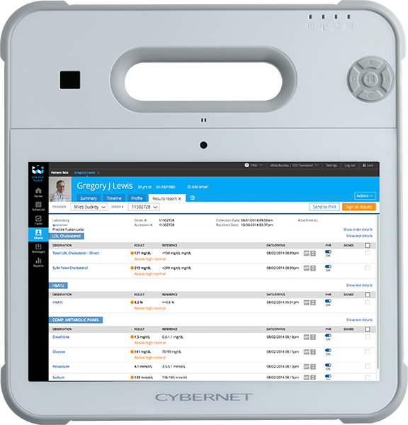 Rugged Medical Tablet | CyberMed Rx | Cybernet